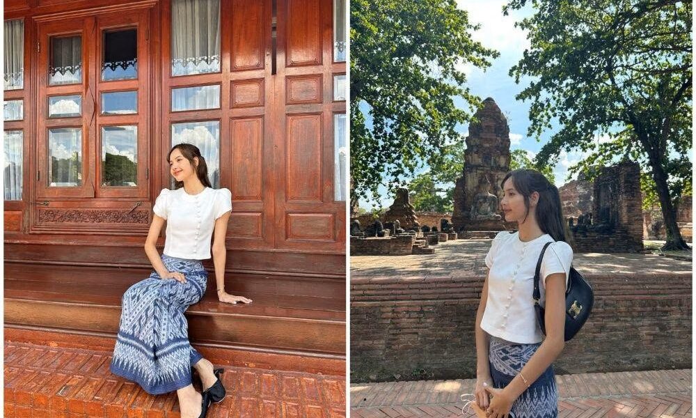 Lisa BLACKPINK Liburan di Bali, Batik Look-nya Bikin Netizen Heboh ...